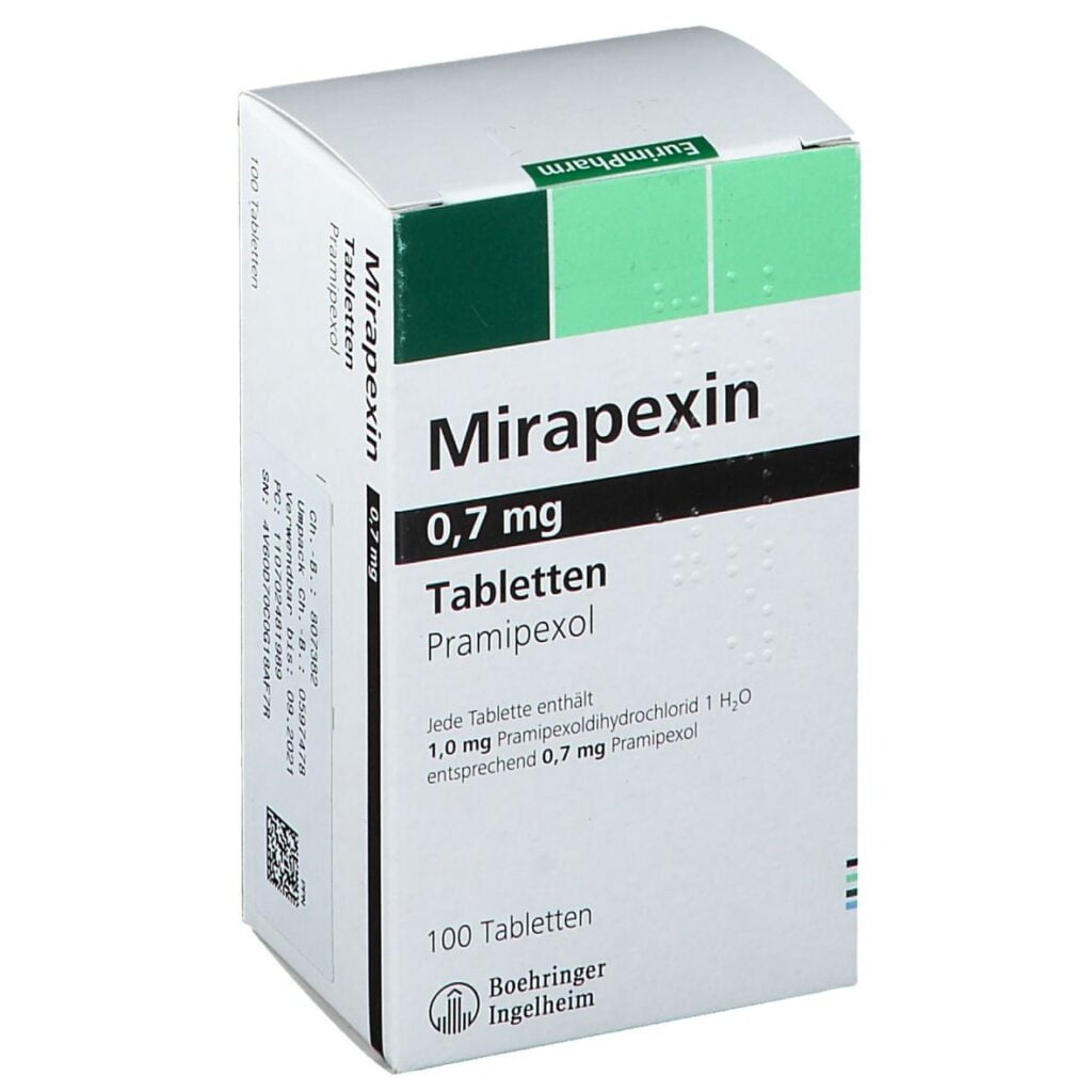 Mirapexin kopen zonder recept met online consult